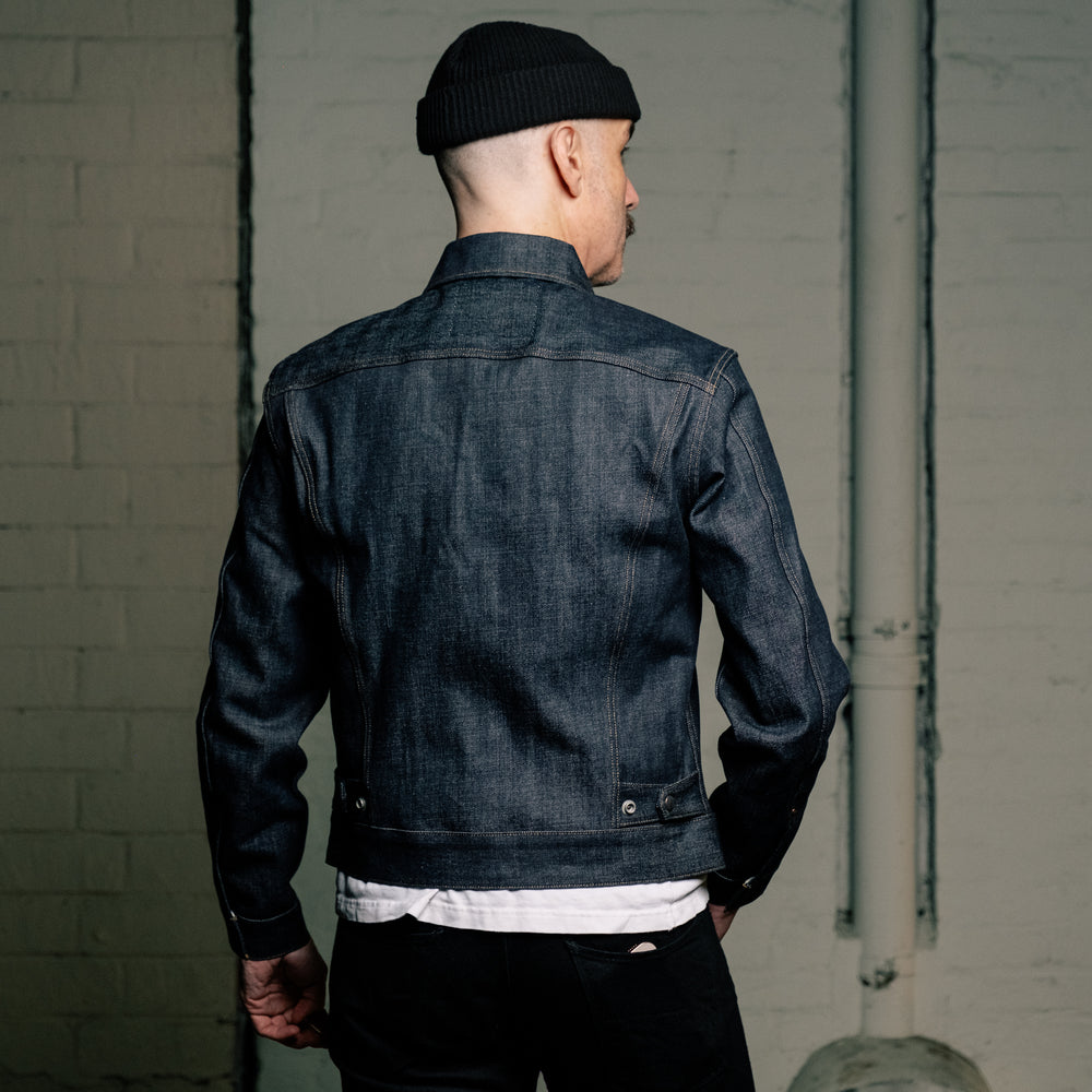 Stevenson Overall Co. Maverick Rider Jacket 601 Rigid Indigo FINAL SAL