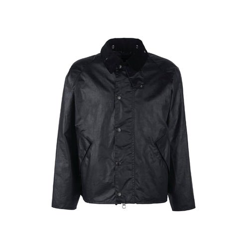 Barbour OS Transport Wax Jacket Classic Black