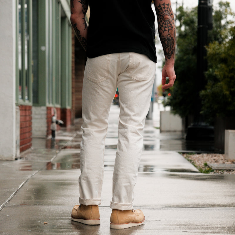 Resolute 710 Rinsed Slim Straight White FINAL SALE