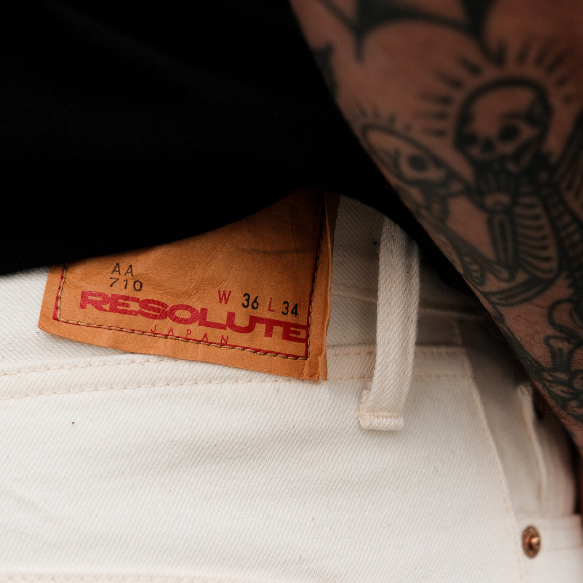 Resolute 710 Rinsed Slim Straight White FINAL SALE