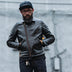 Double Helix Deviant Horsehide Motorcycle Jacket Teacore Black